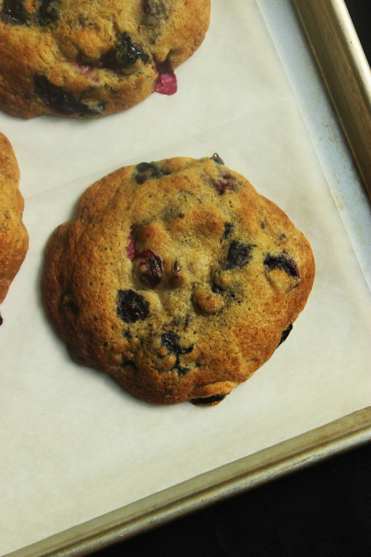 Blueberry Chocolate Chip Cookies - The Forked Ring